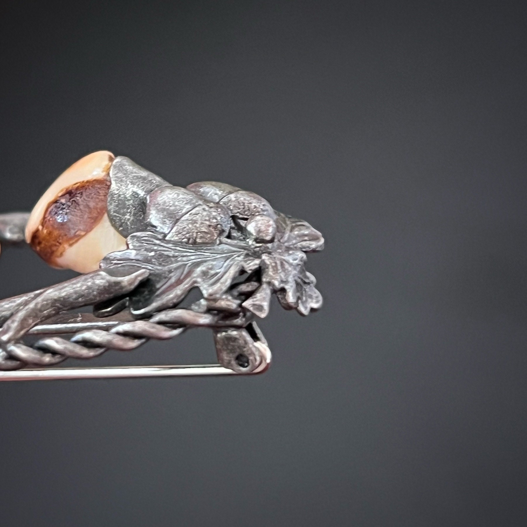 Vintage Hunting Brooch Trachten Grandel Bavarian Costume Acorn Brooch ...