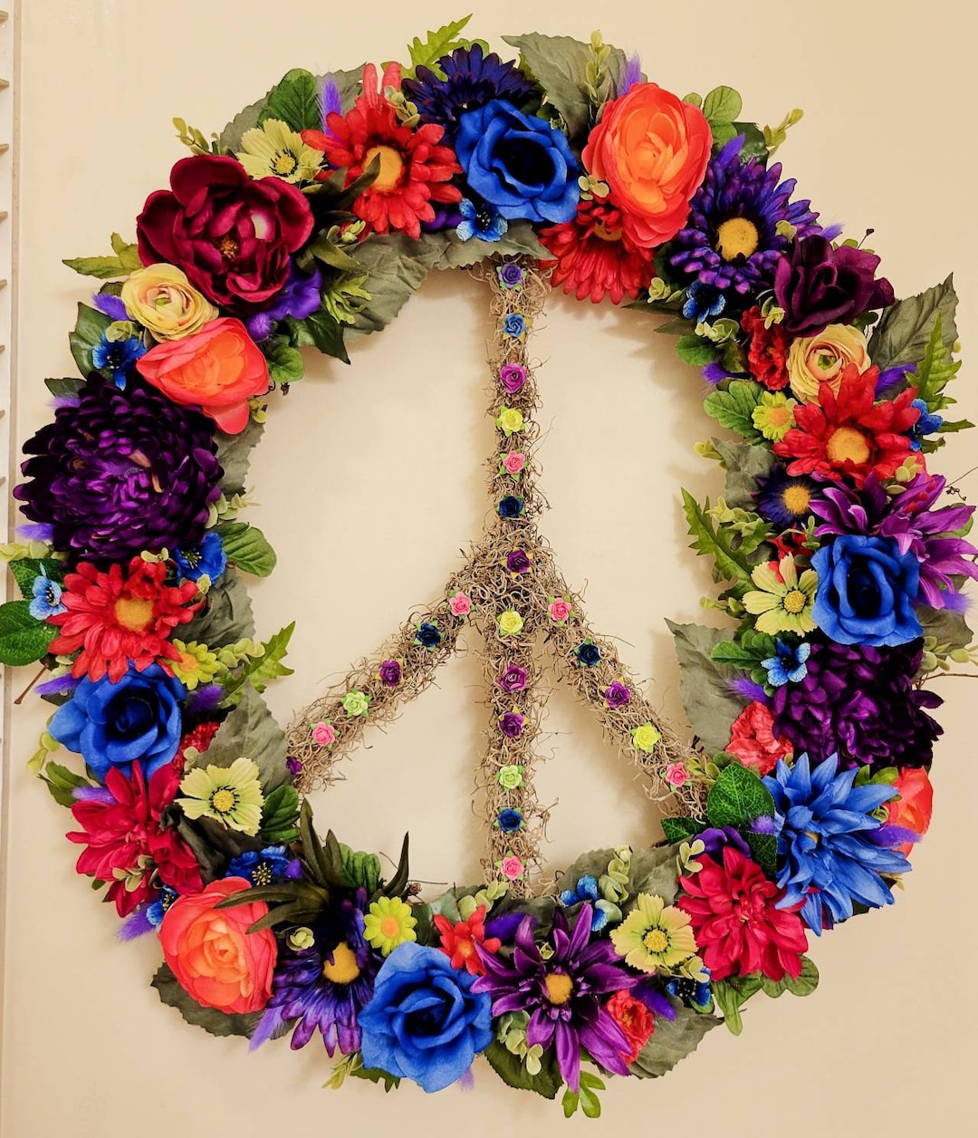 24" Bright Custom Peace Sign - Etsy