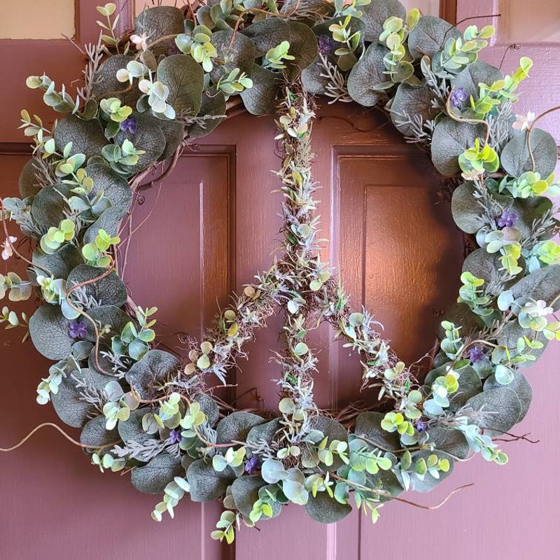 Lighted Peace Sign - Etsy