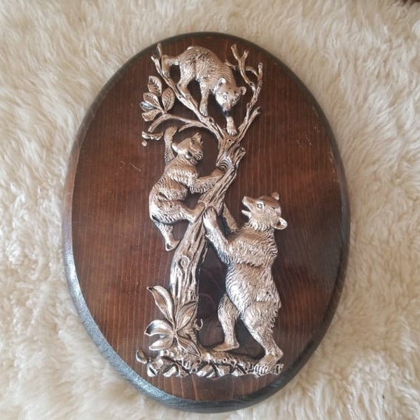 Bear Copper Wall Art - Etsy