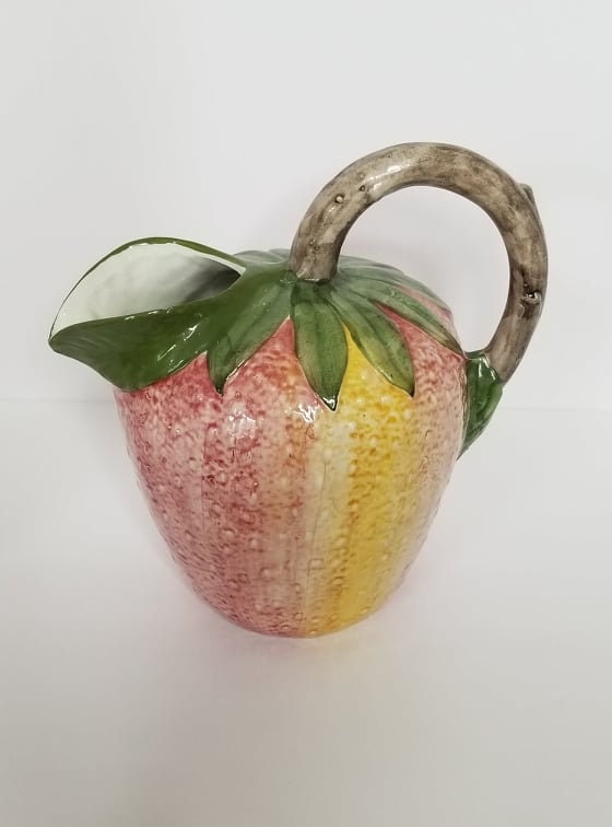 Vintage Bassano Strawberry Pitcher Vintage Majolica | Etsy