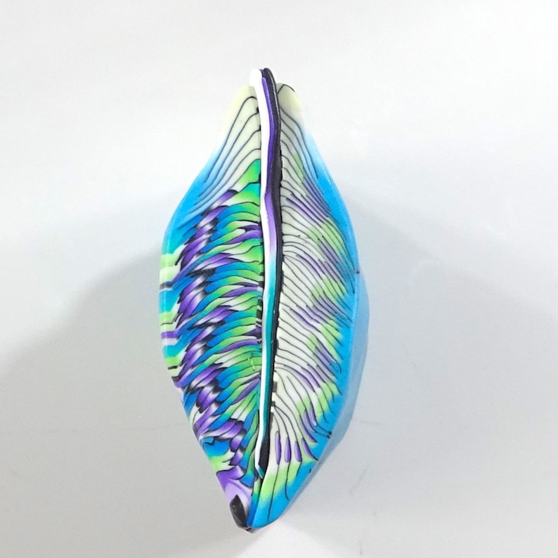 Feather Cane Earring Tutorial, Polymer Clay Earing Tutorial, Jewellery ...