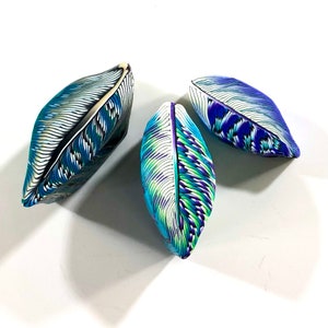 Feather Cane Earring Tutorial, Polymer Clay Earing Tutorial, Jewellery ...