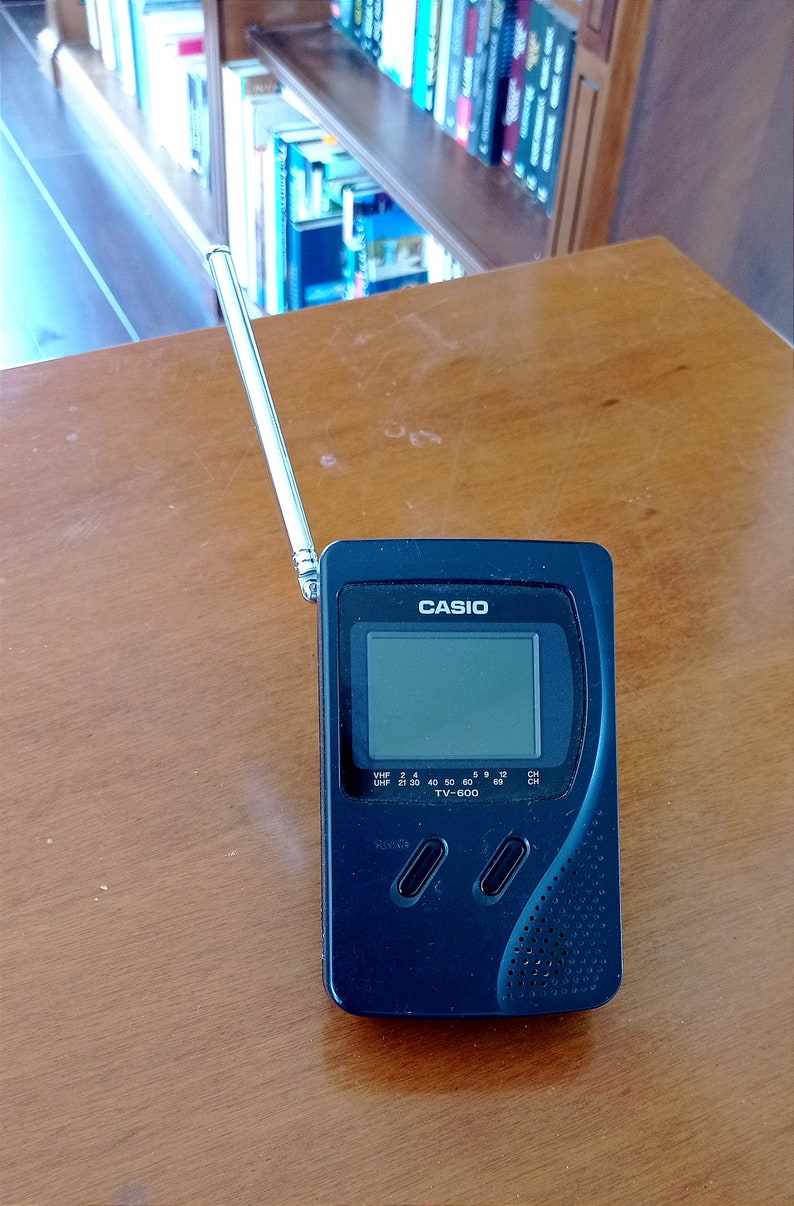 Vintage Casio LCD TV-600N Portable Television From the '90s, Colour ...