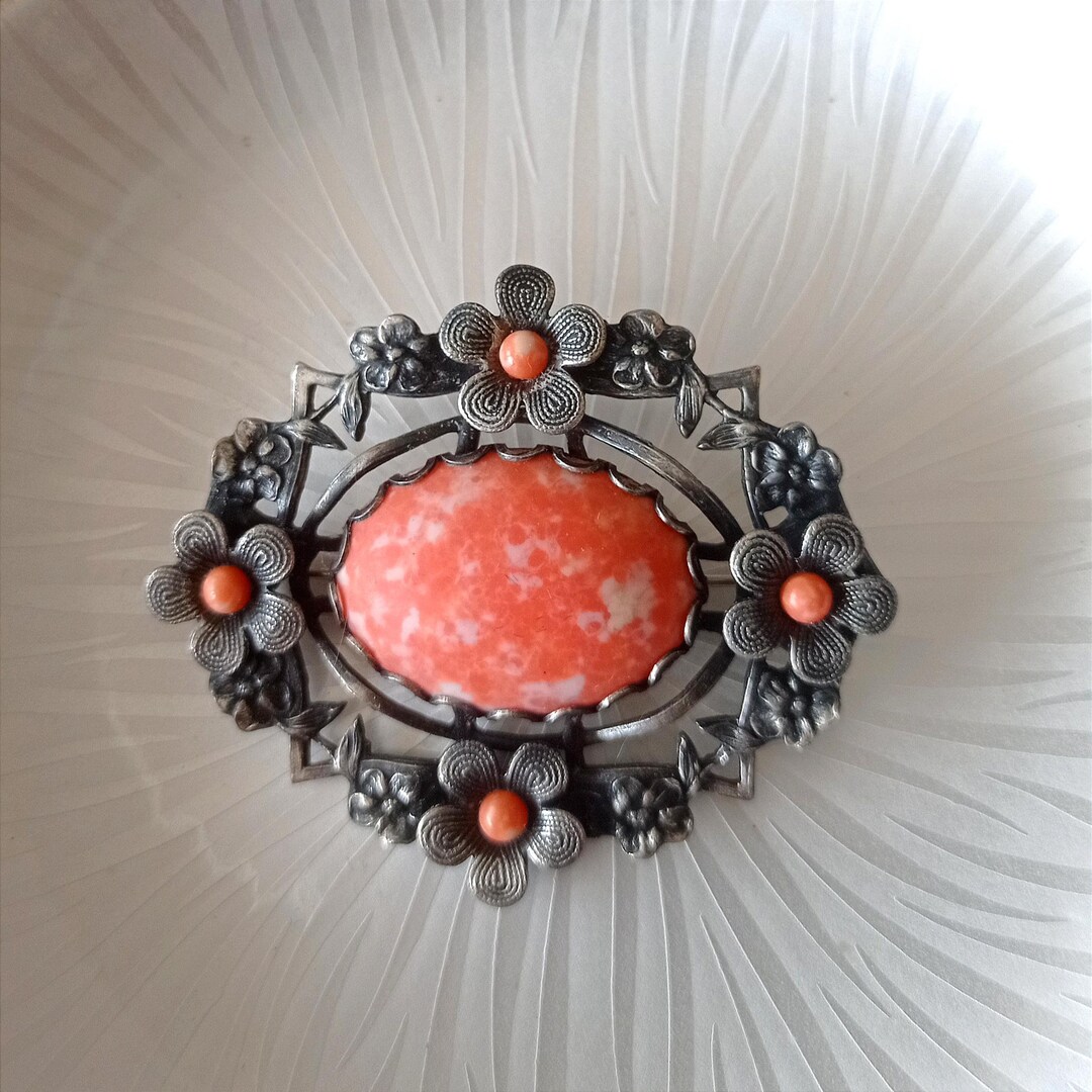 Vintage Neiger Brothers Floral Brooch, Rare Statement Jewelry, Gift ...