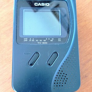 Vintage Casio LCD TV-600N Portable Television From the '90s, Colour ...