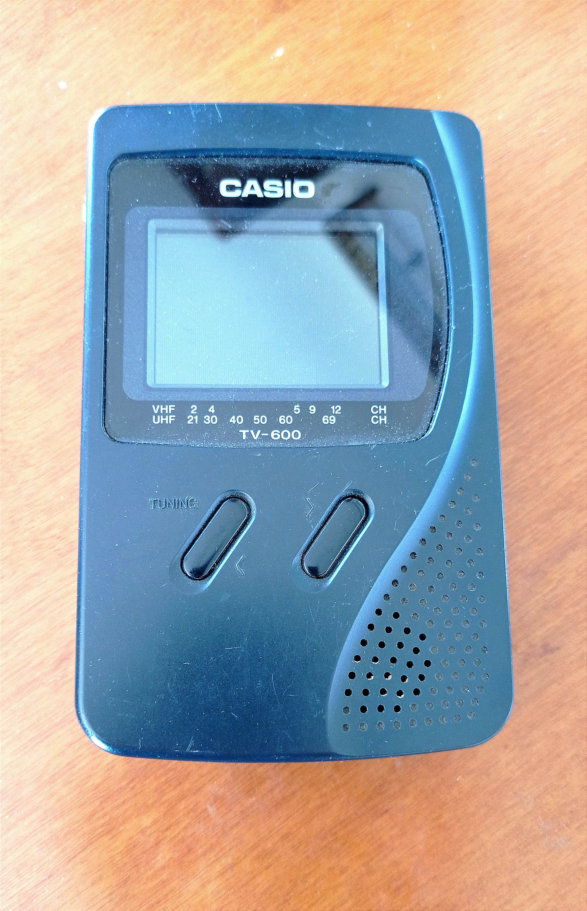 Vintage Casio LCD TV-600N Portable Television From the '90s, Colour ...