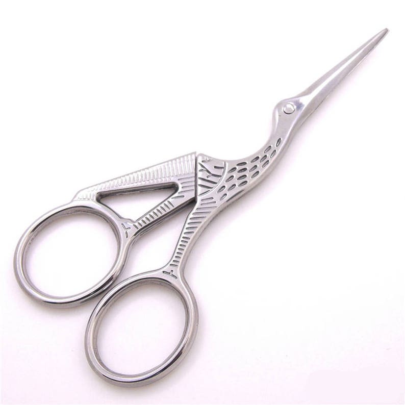 Small Crane Scissors Stork Scissors / Fancy Scissors Small | Etsy