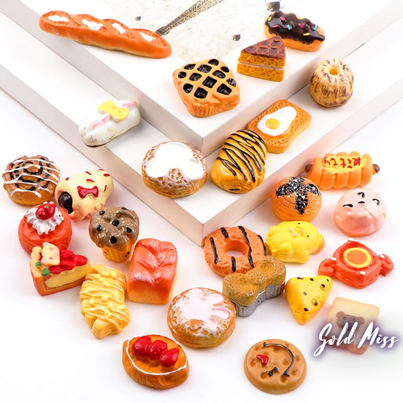 Fake Food Charms Slime Charms Dollhouse Decor Fairy Garden | Etsy