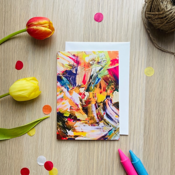 Abstract Greeting Cards - Etsy