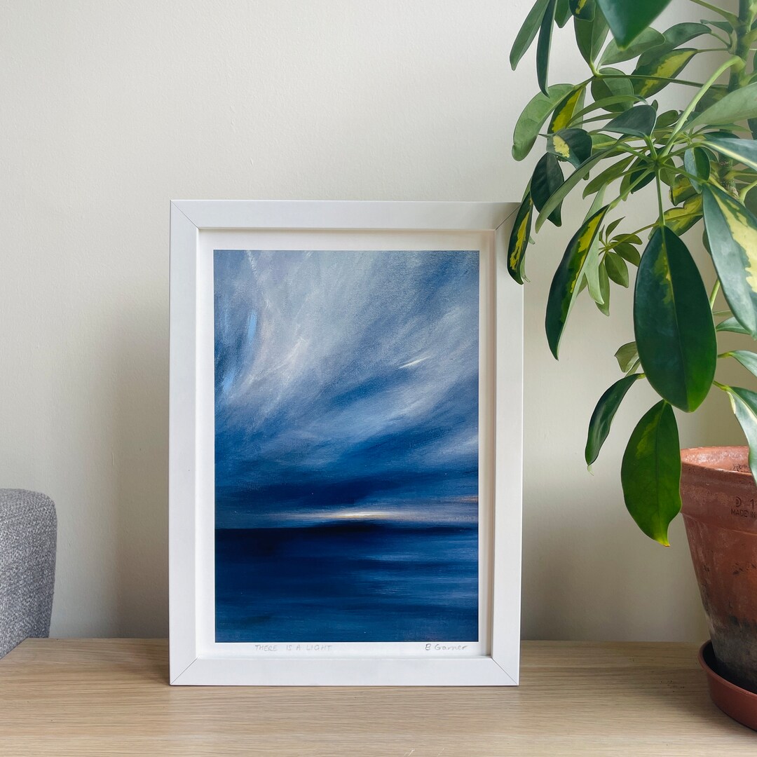 Scottish Seascape Print: Abstract Coastal Sunrise, A4 Art - Etsy