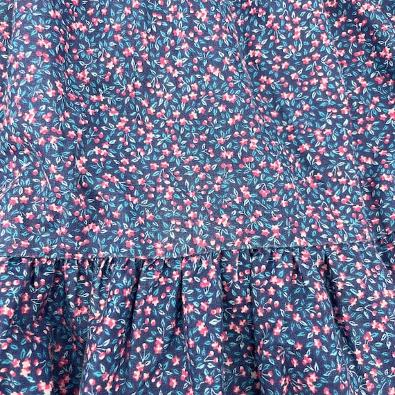 Polly Flinders Vintage Girls 6X Blue Floral Smocked P… - Gem