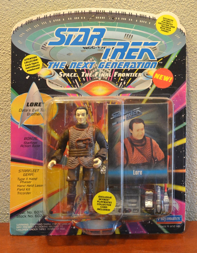 Playmates Star Trek the Next Generation Lore Data's Evil Brother Action ...