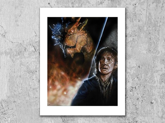 Smaug And Bilbo Drawing