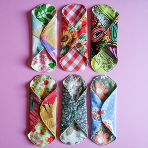 Washable Sanitary Napkins Random Patterns - Etsy