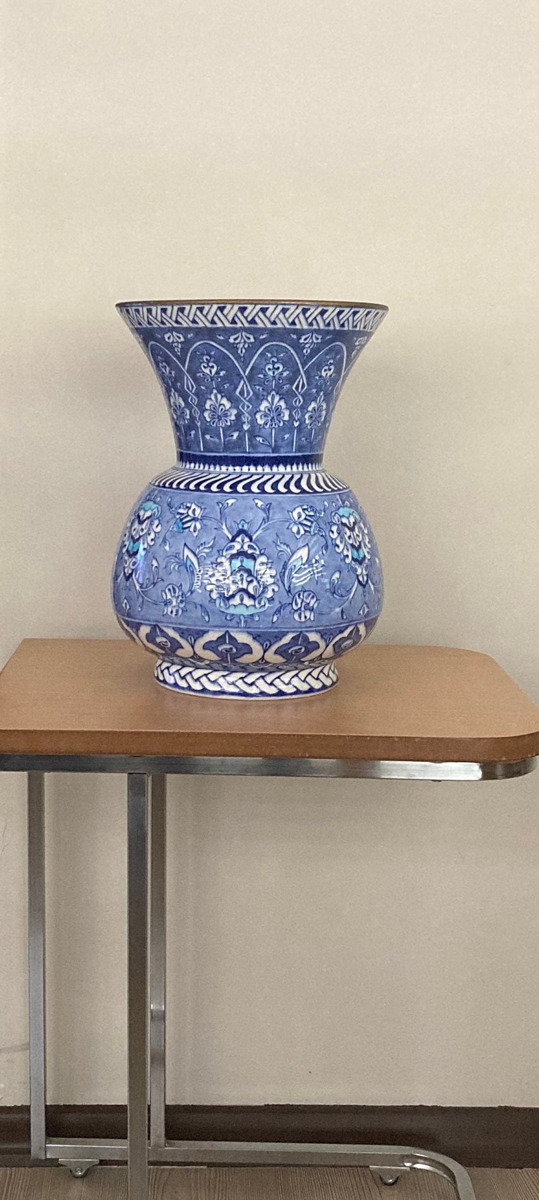 Handmade Classical Tile Art Vase - Etsy