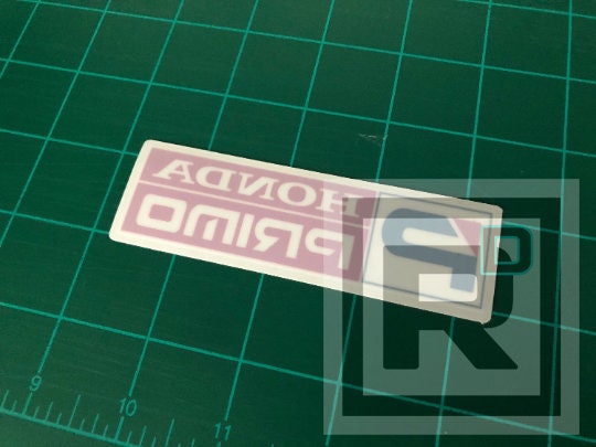 Honda Primo Decal 4 Inside Glass - Etsy