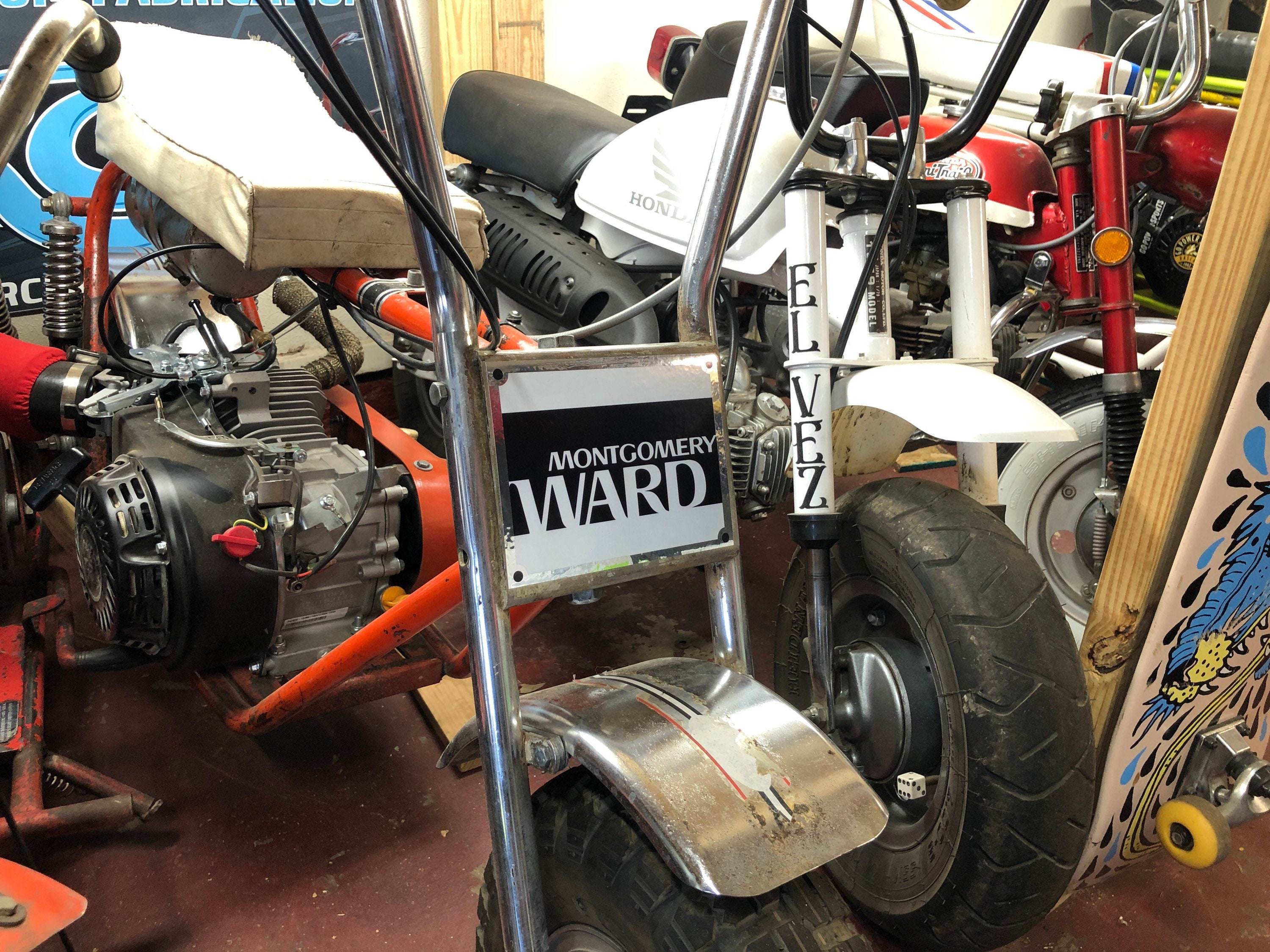 Montgomery Ward Mini Bike Decal - Etsy