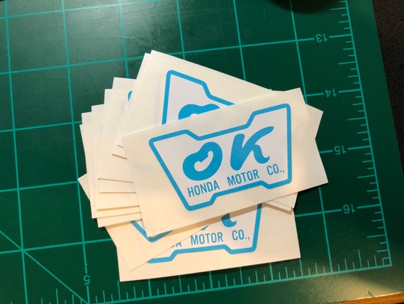 OK Honda Decal Set 2 Decals - Etsy