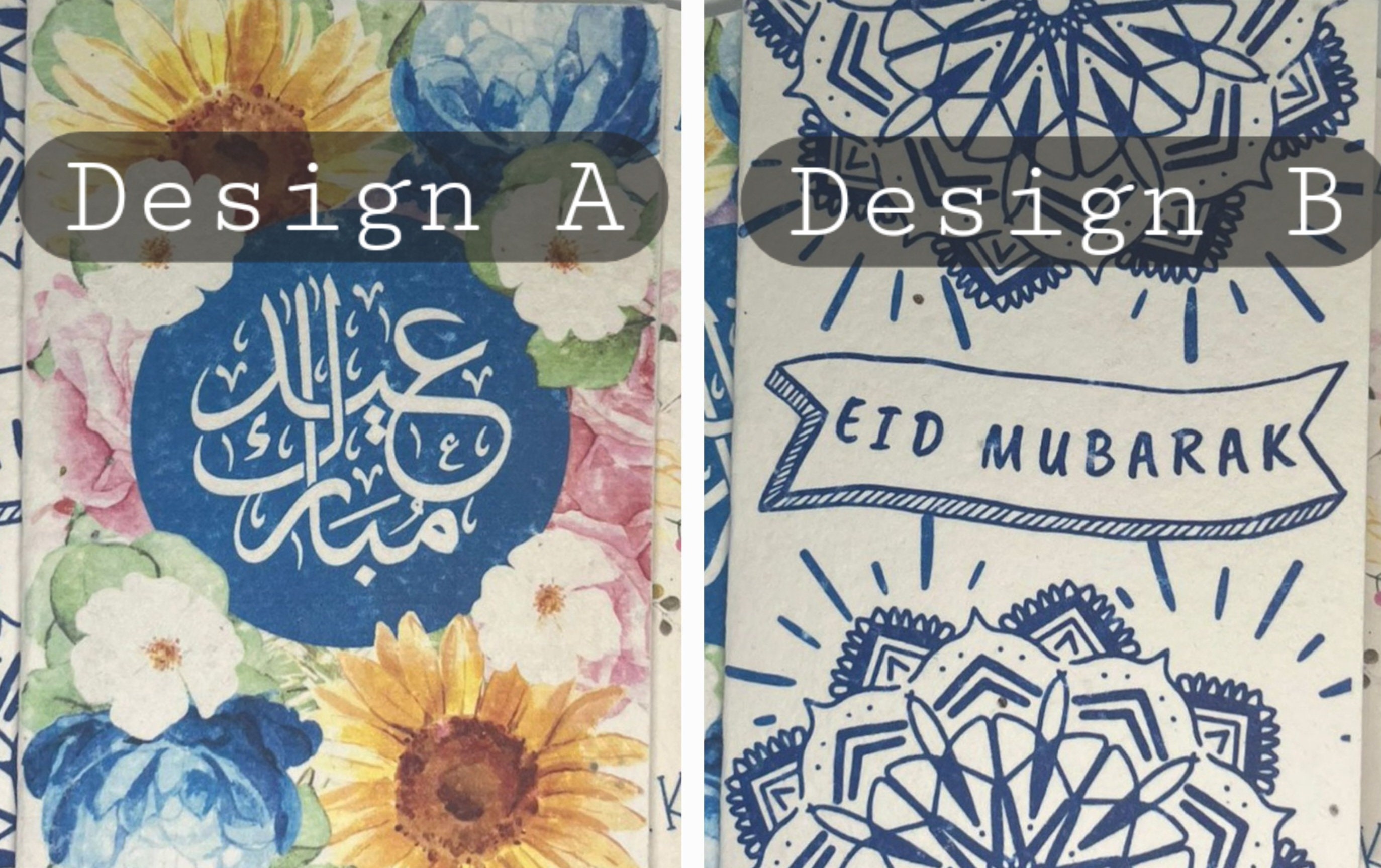 Eid Mubarak Card Eid Card Plantable Seed Card Wildflower Seed Card ...