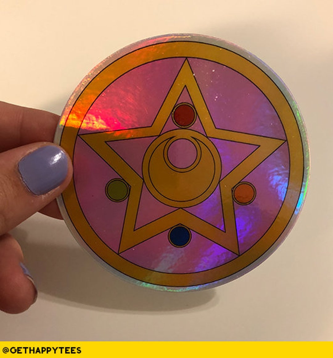 Holographic Sailor Moon Sticker - Etsy