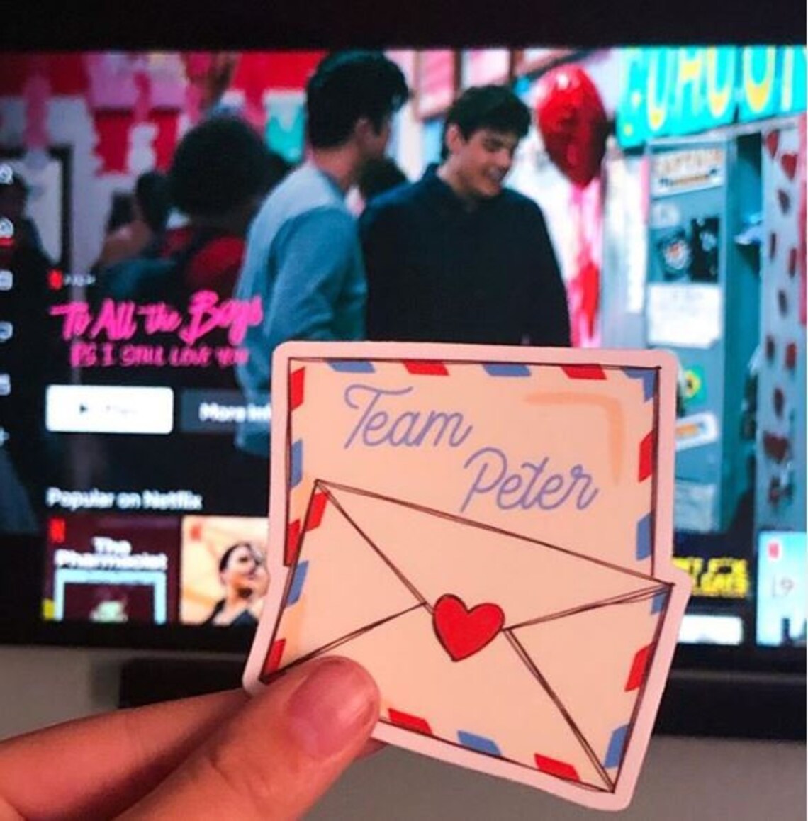 Team Peter Sticker to All the Boys I've Loved Before - Etsy