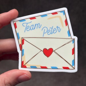Team Peter Sticker - to All the Boys I've Loved Before Inspired Vinyl ...