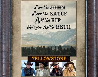 Yellowstone Tv Series Posters | Etsy