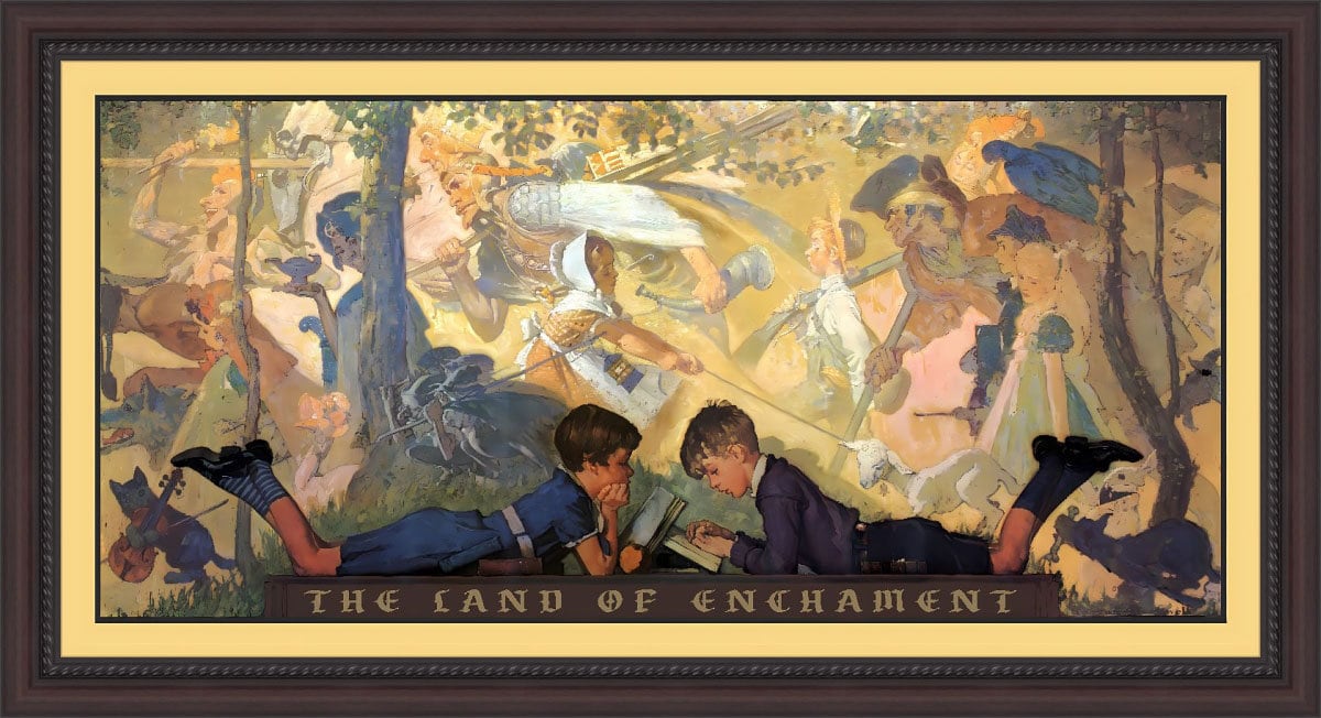 Norman Rockwell the Land of Enhancement Illustration's - Etsy