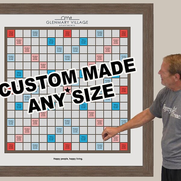 Wall Scrabble Board - Etsy