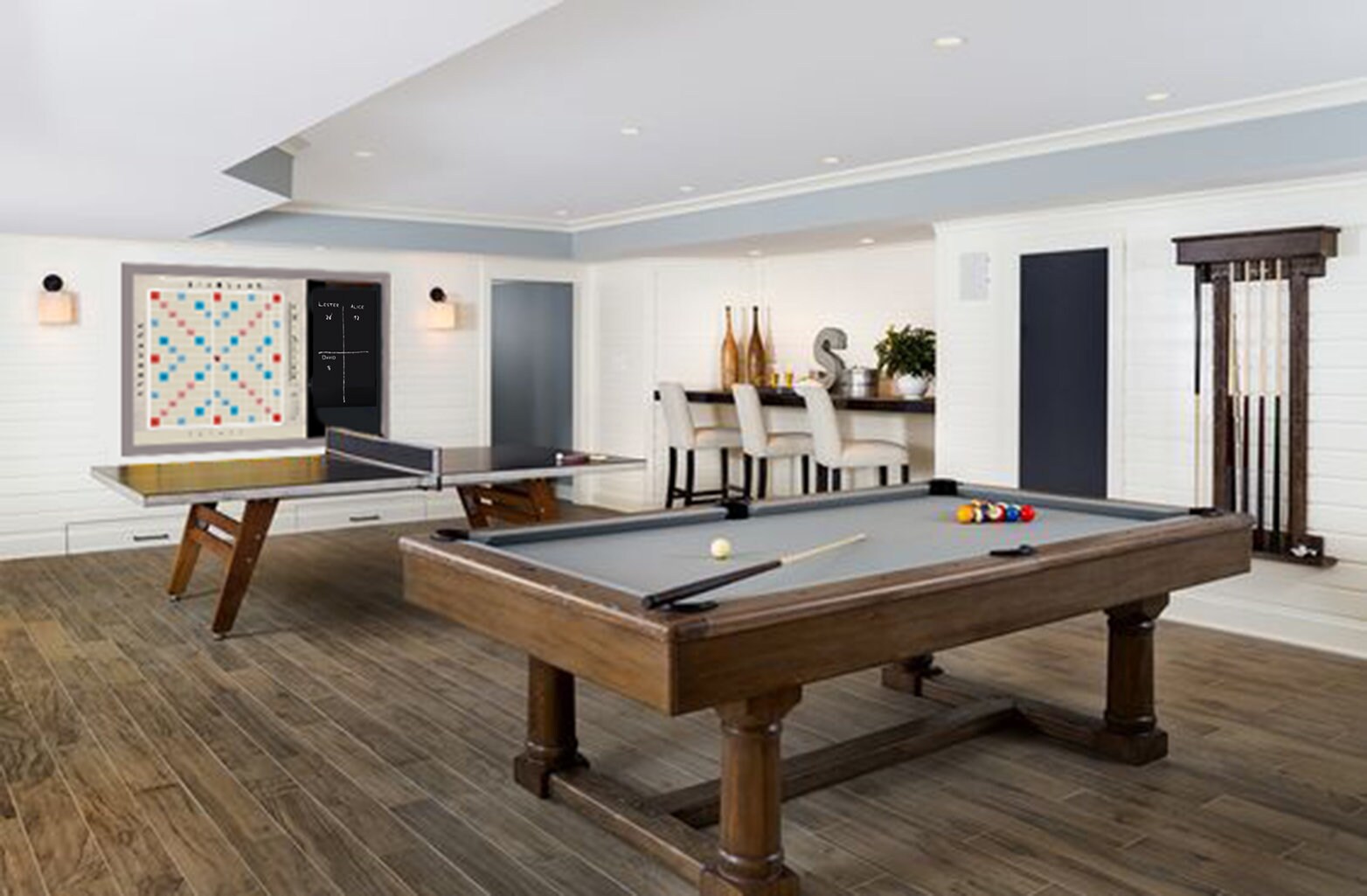 Our MEGA Wall Scrabble Game With Magnetic Tiles 90x - Etsy Canada