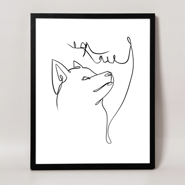 Husky Painting - Etsy