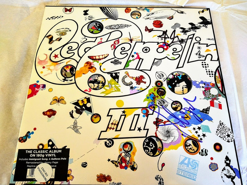 Led Zeppelin III 1970 180g Brand New Vinyl LP Promotional Genuine Hand ...