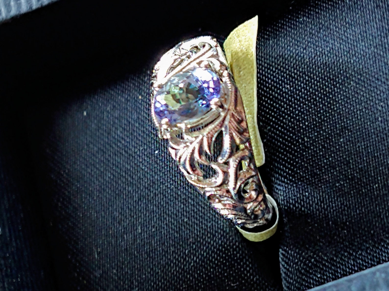 Generations 1912 Vintage 1ct Natural Tanzanite Ring Sterling Silver New ...