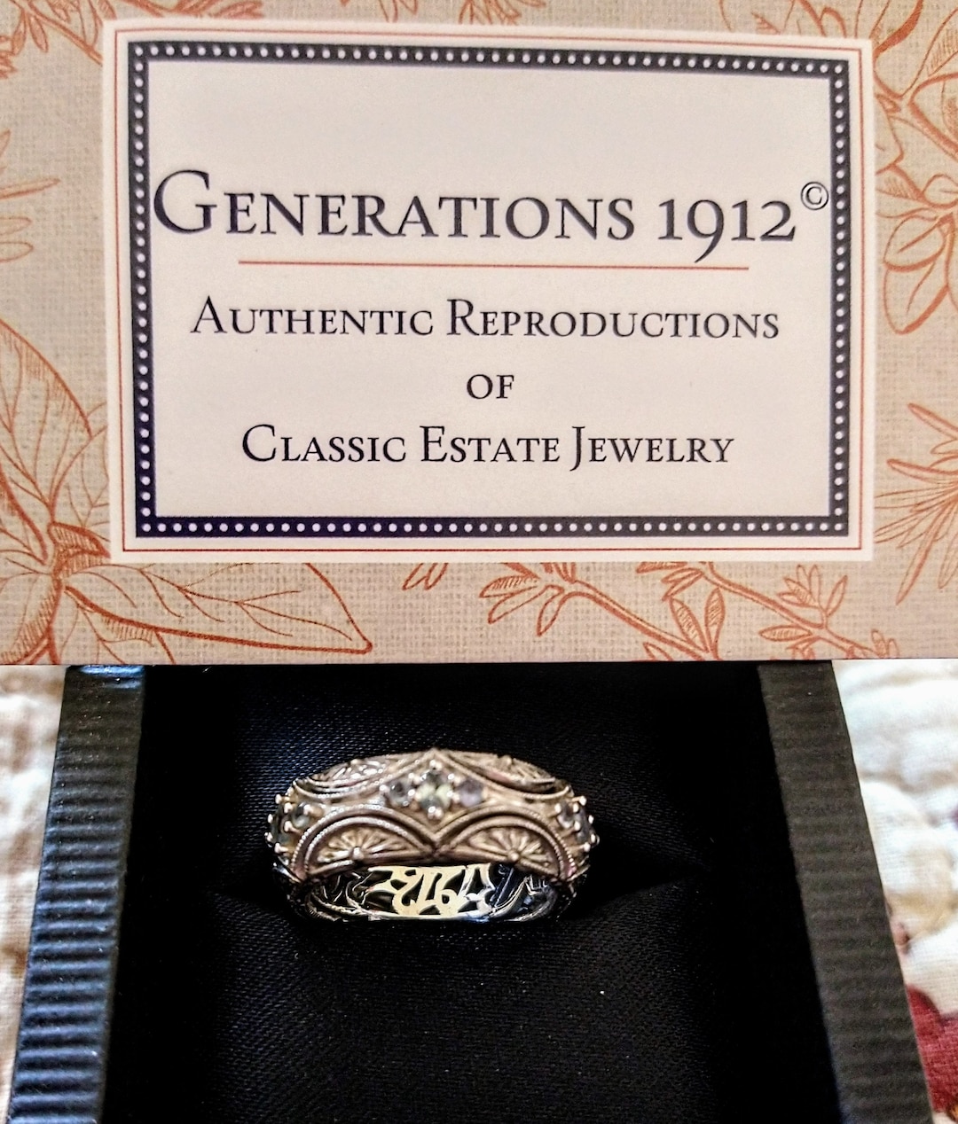 Generations 1912 Vintage Sterling Silver & Natural 1.20ct Alexandrite ...