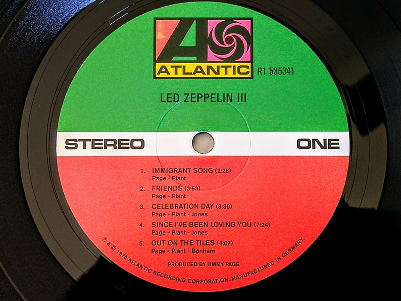 Led Zeppelin III 1970 180g Brand New Vinyl LP Promotional Genuine Hand ...