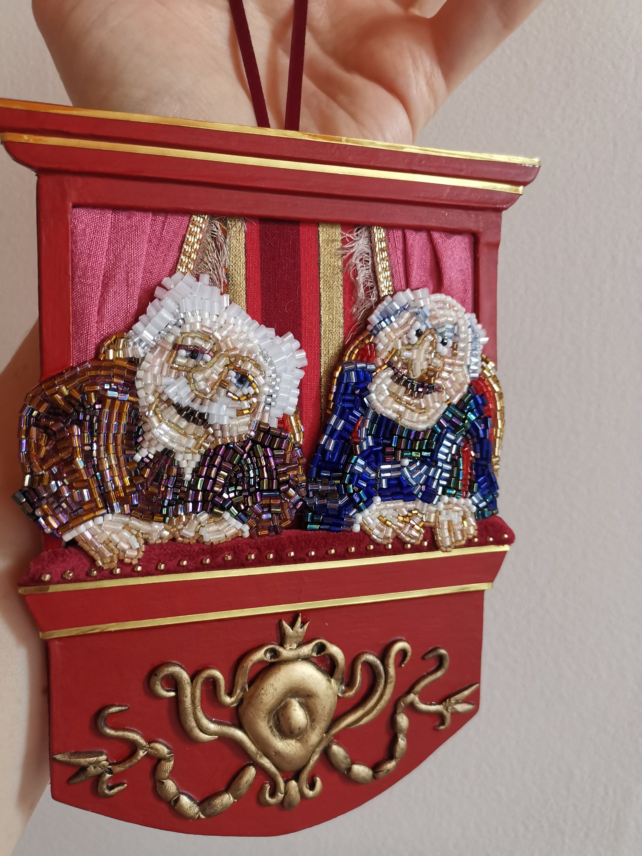 STATLER & WALDORF Muppet Theatre Balcony Grumpy Old Men Beaded ...