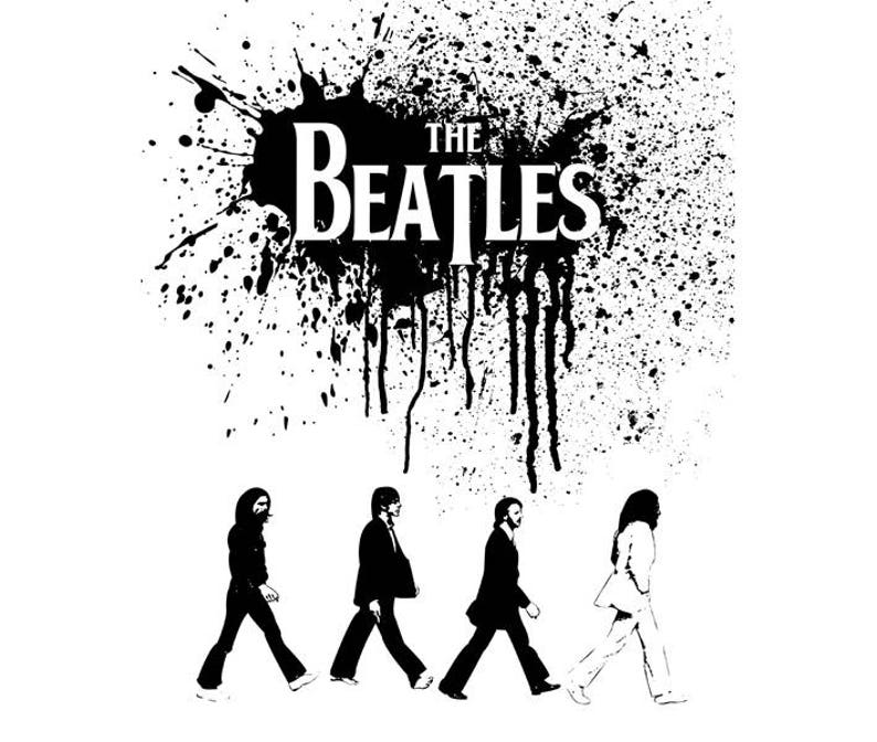 Instant download THE BEATLES printable poster w0101 | Etsy