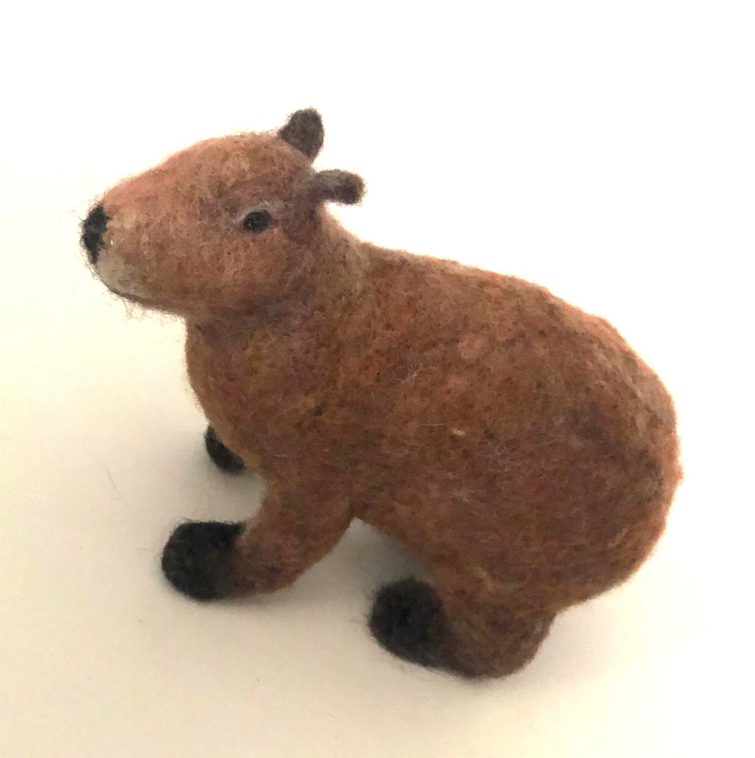 Capybara Felt, Wool Capybara, Sculpted Capybara - Etsy