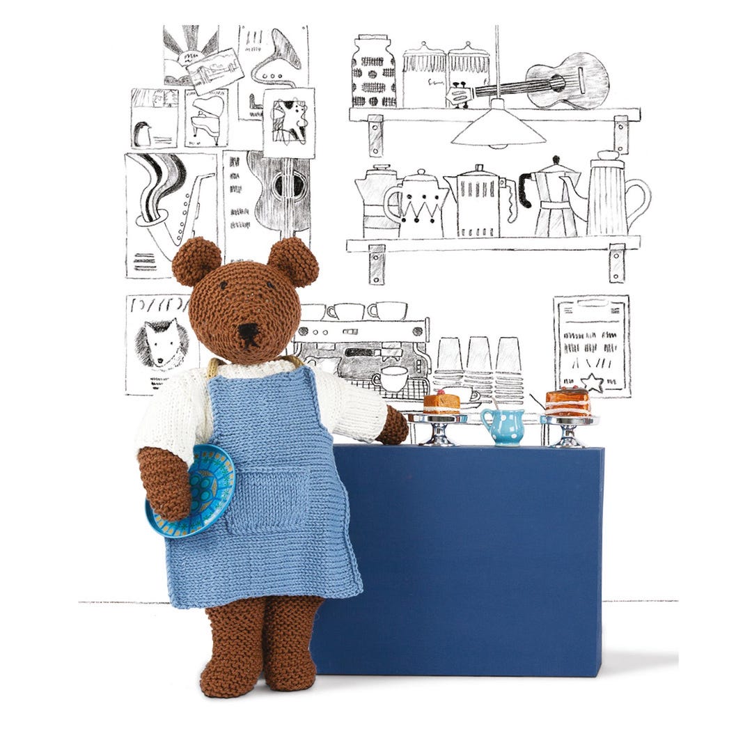 Banjo the Bear, Knitting Kit - Etsy