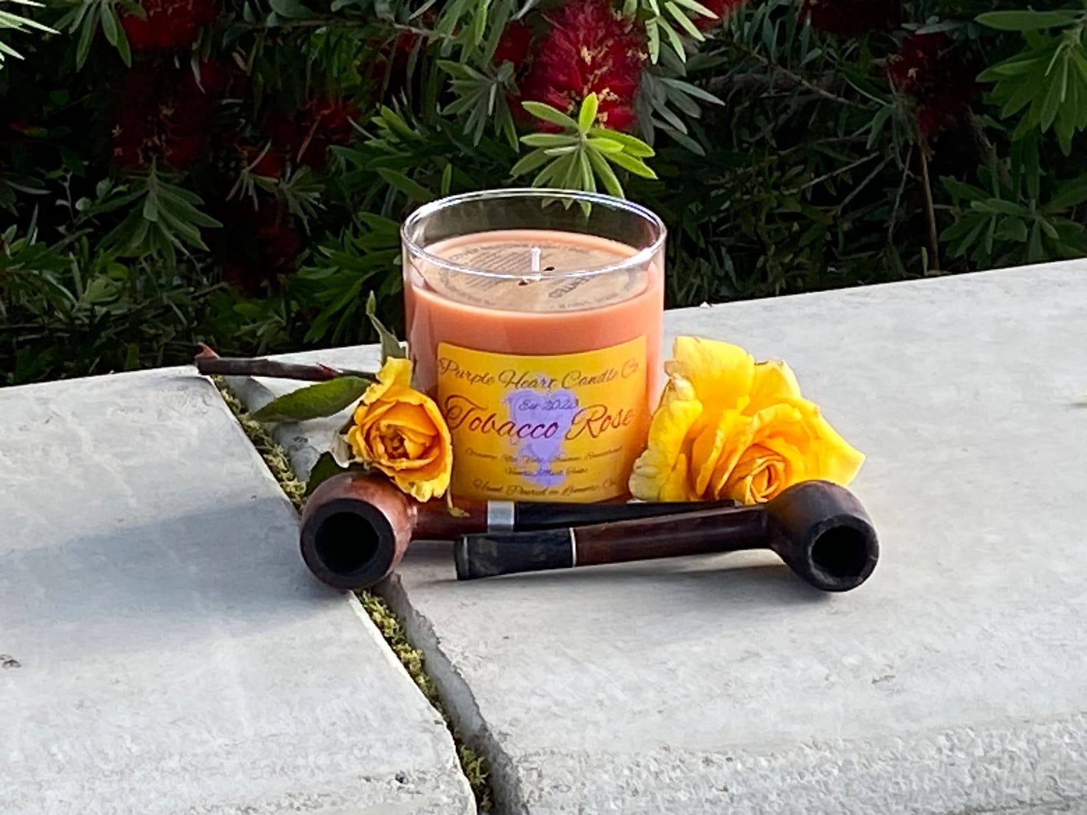 Tobacco Rose Candle - Etsy