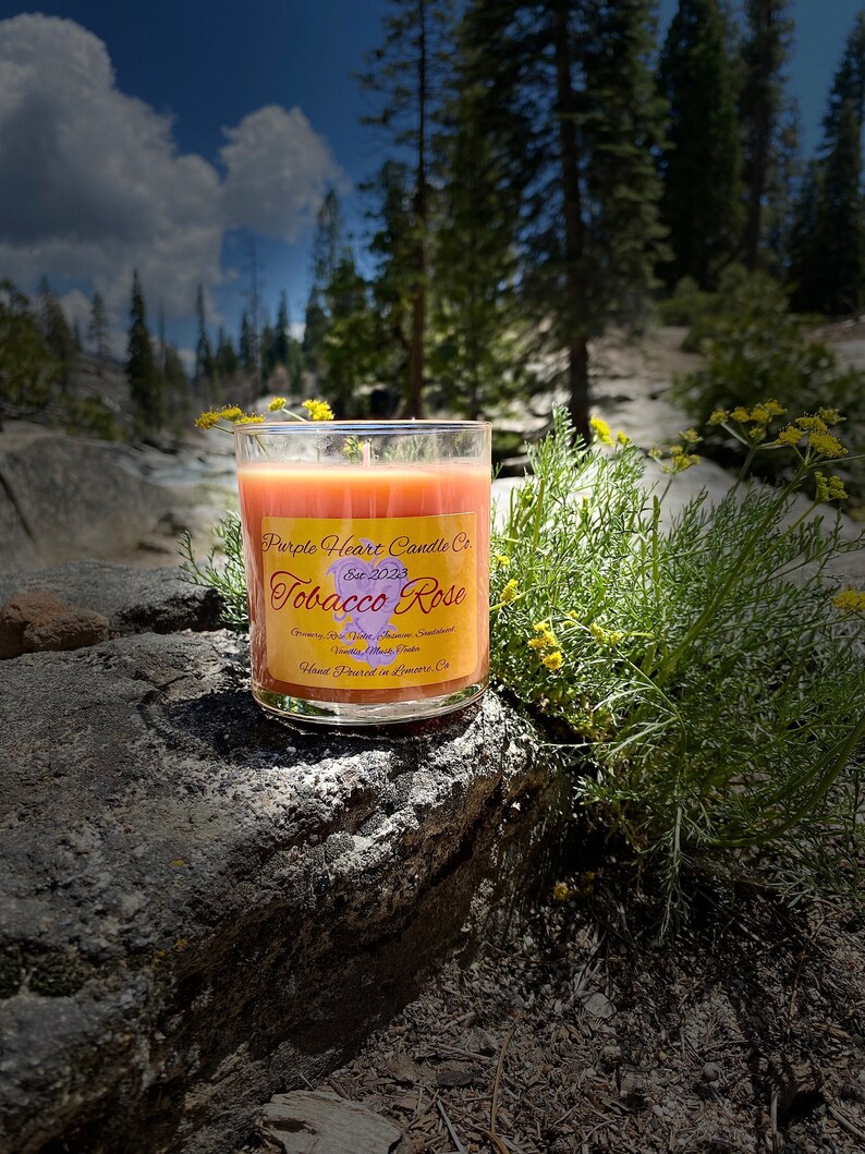 Tobacco Rose Candle - Etsy