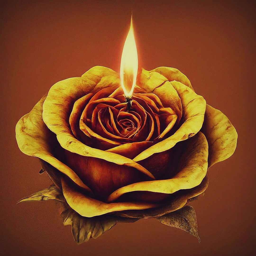 Tobacco Rose Candle - Etsy