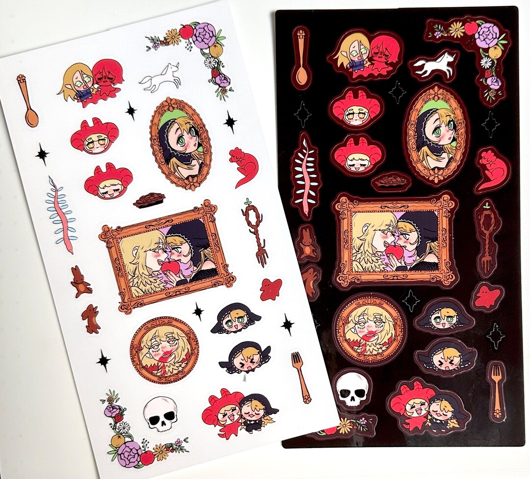 Dungeon Yuri Large Sticker Sheet - Etsy