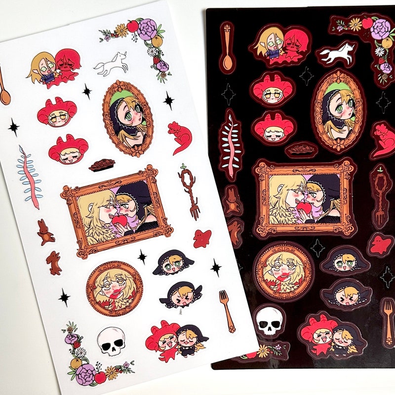 Sticker Sheet Yuri - Etsy