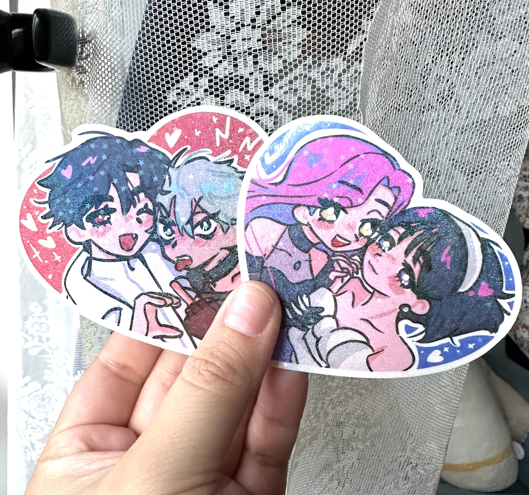 Tragic Alien Holo Stickers - Etsy