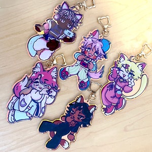 Catboy Cuties Keychain Charm - Etsy