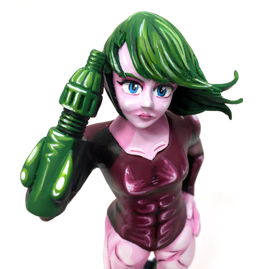 UNASSEMBLED PAINT READY 1986 Metroid Muscle Mommy Samus Aran Garage Kit ...