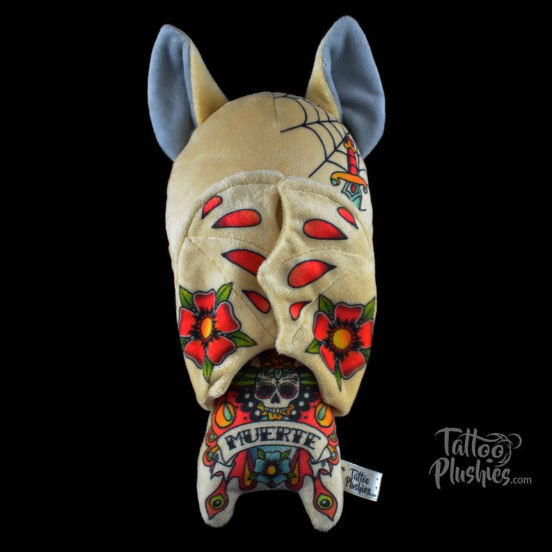 Personalized Tattoo Plushie Bat drake Small - Etsy