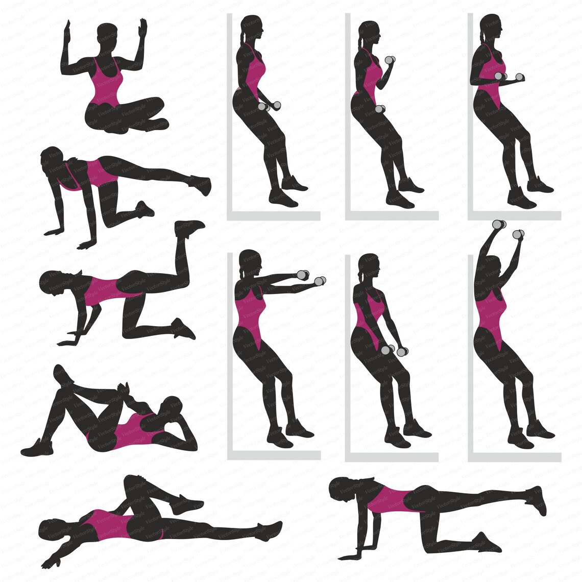 Sport Woman Svg Workout Svg Gym Svg Working Out Svg Fitness - Etsy